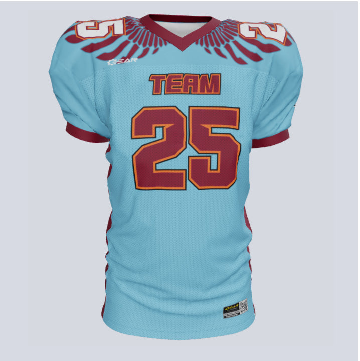 Custom Aztec Wing Loose-Fit Football Jersey – Gear Team Apparel
