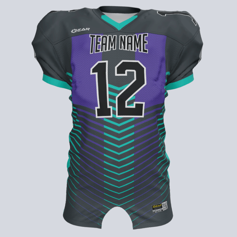 Custom Shield Fitted Football Jersey – Gear Team Apparel