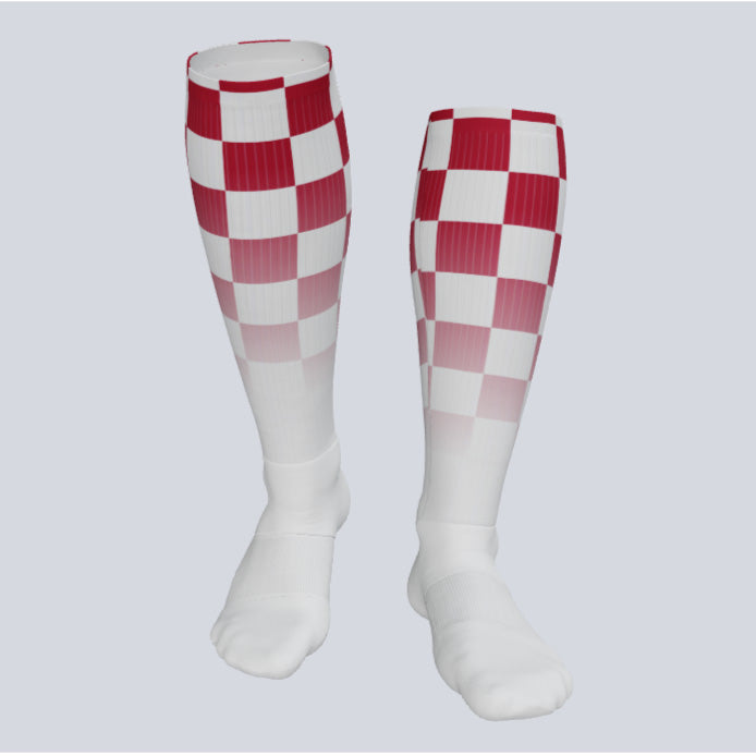 Custom Full Length Checker Game Socks – Gear Team Apparel