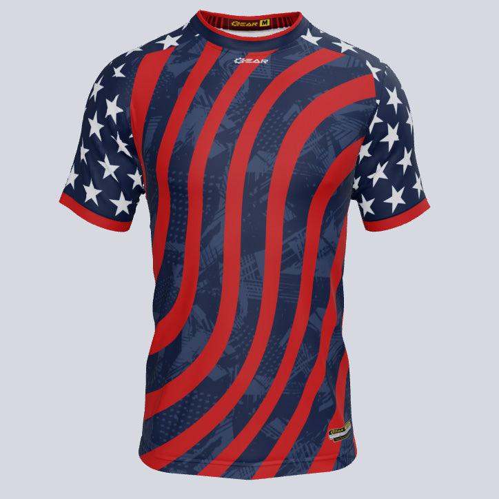 Merica Custom USA Jersey – Gear Team Apparel