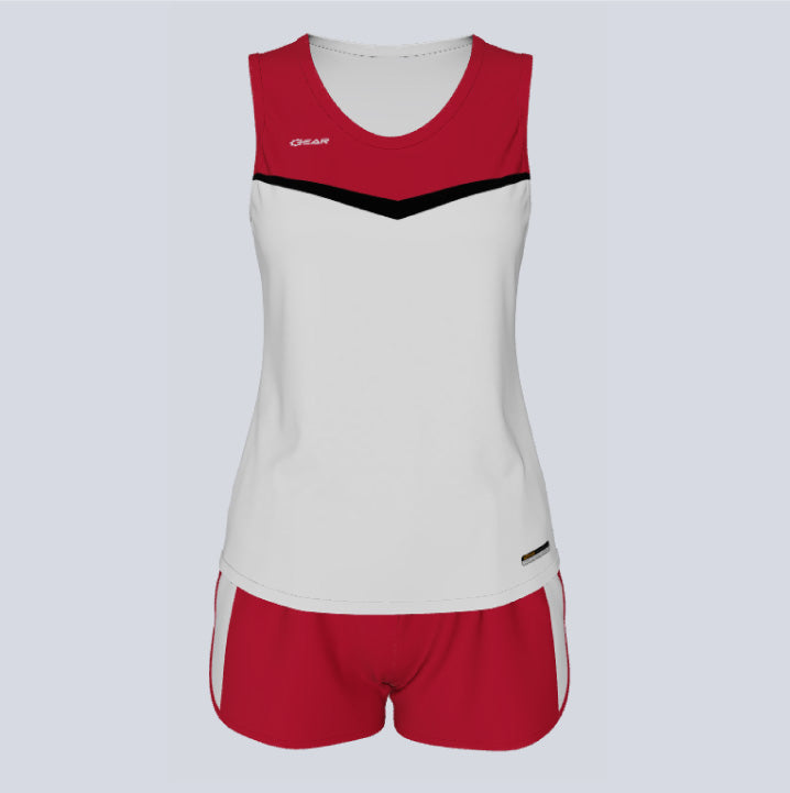 Ladies Custom Track Singlet V-Cut Set – Gear Team Apparel