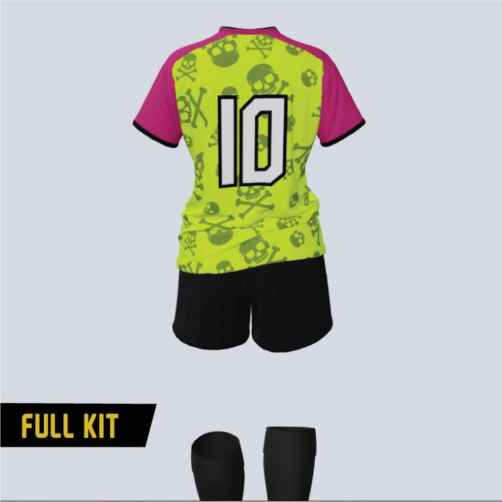 Womens Custom Bones Soccer Uniform Kit – GearTeamApparel