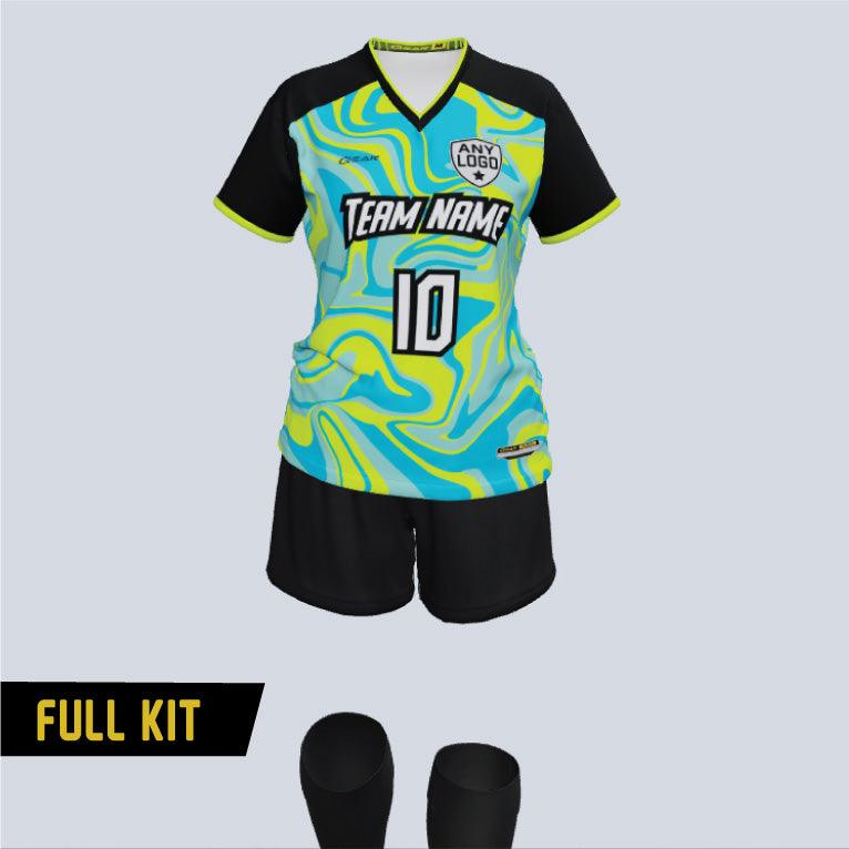 Womens Custom Lava Soccer Uniform Kit – Gear Team Apparel